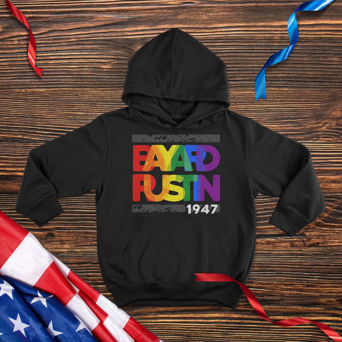 BAYARD RUSTIN - CIVIL RIGHTS LEADER 1947 - Kids‘ Premium Hoodie ...